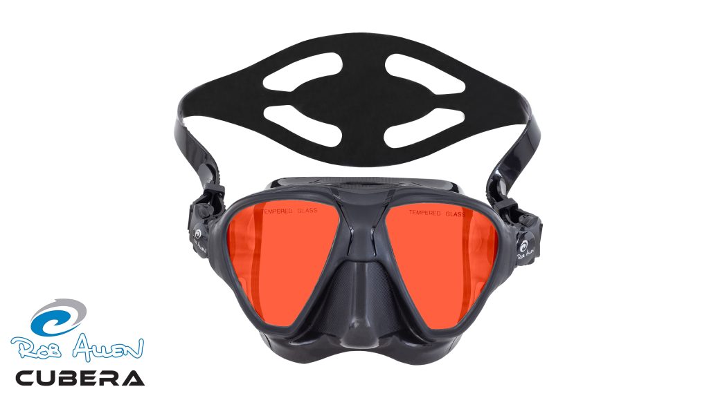 Rob Allen Cubera Mask (Clear, Red, Blue) - Dive Factory South Africa